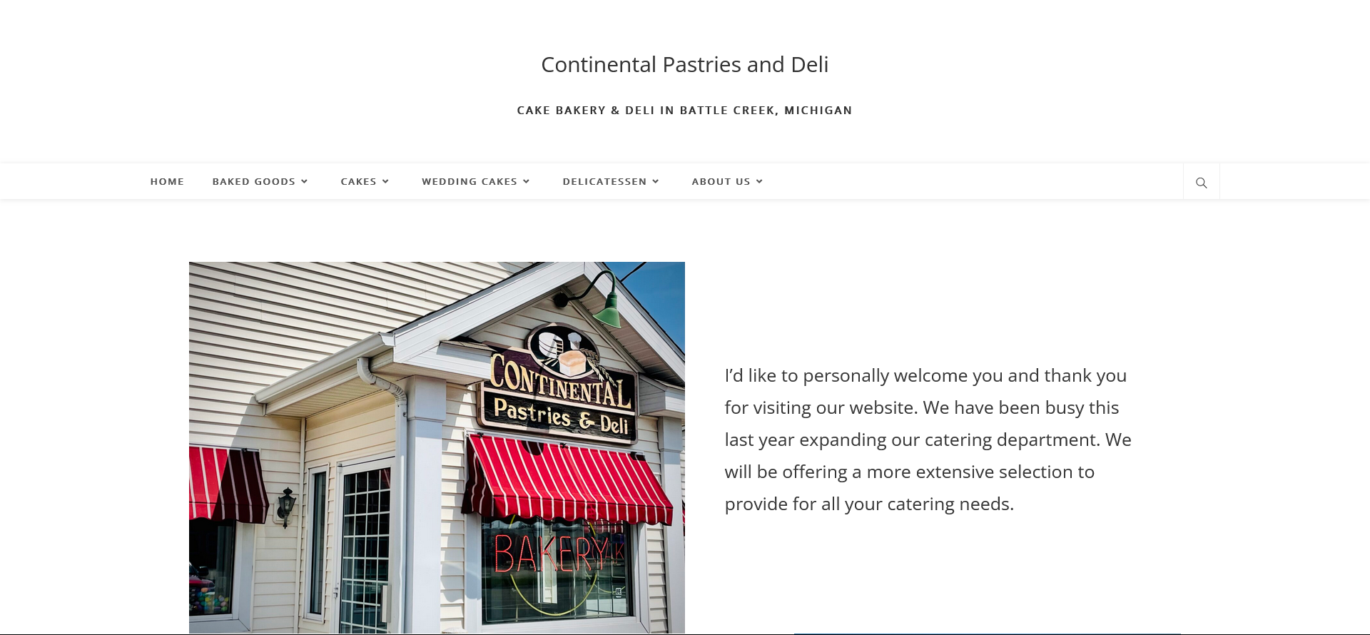 Home - Continental Pastries and Deli
